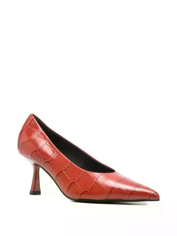 BIBI LOU 70mm Croc-effect Pumps