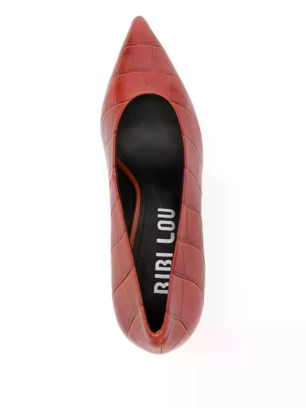 BIBI LOU 70mm Croc-effect Pumps