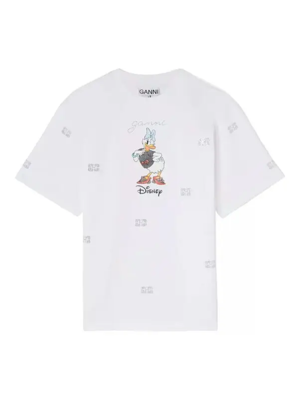 GANNI X Disney Graphic T-shirt - White