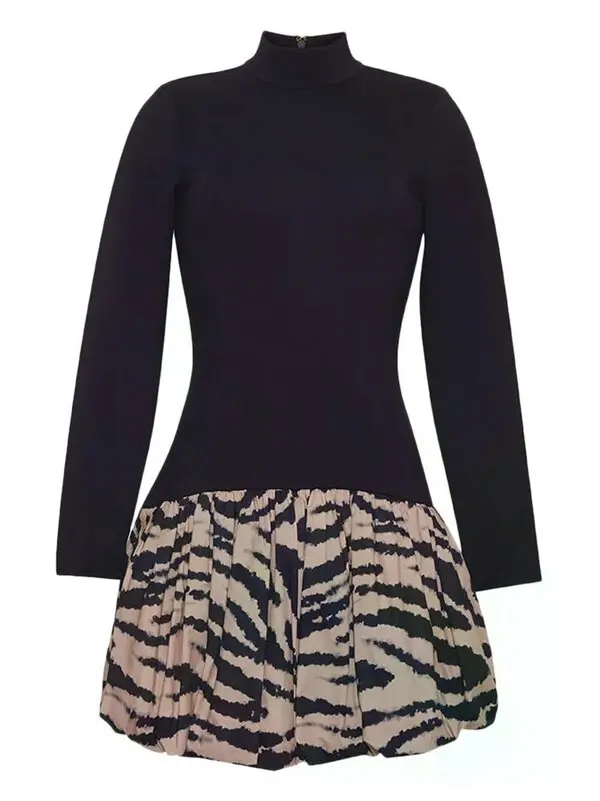 Cara Cara Issa Zebra-print Mini Dress