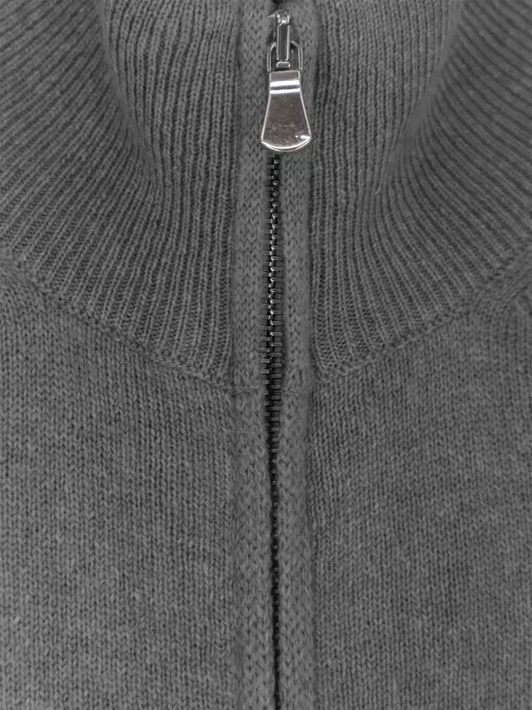 FILIPPO DE LAURENTIIS Zip-up Cardigan - Grey