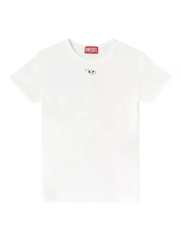 DIESEL T-uncutieslong-od T-shirt - White