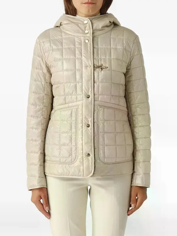 FAY Quilted Hooded Jacket