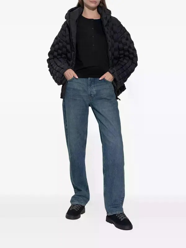 Munthe Fine-ribbed Polo Top