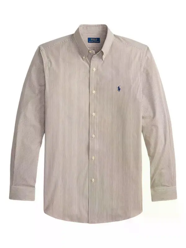 Polo Ralph Lauren Long-sleeve Striped Shirt - Brown