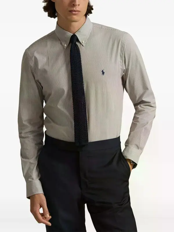 Polo Ralph Lauren Long-sleeve Striped Shirt - Brown