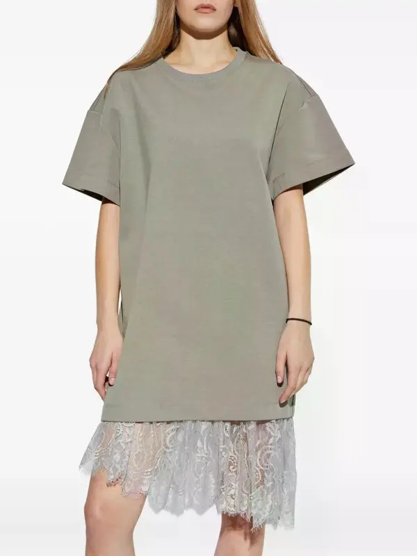 Munthe Lace-trimmed Mini Dress