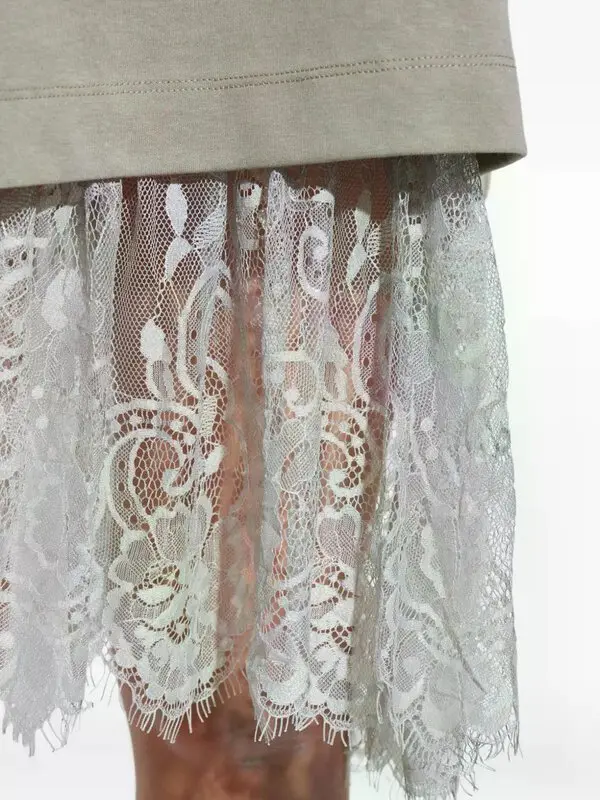 Munthe Lace-trimmed Mini Dress
