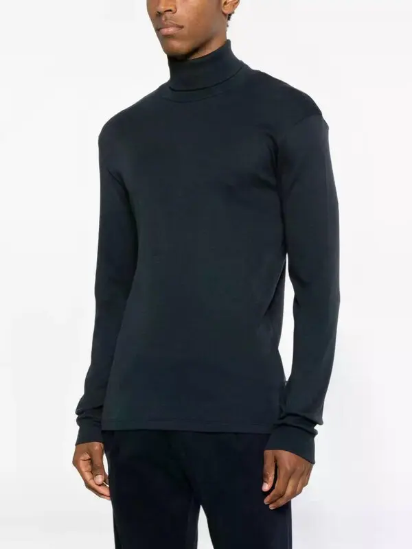 Marc O'polo Long-sleeve Roll-neck Top - Blue