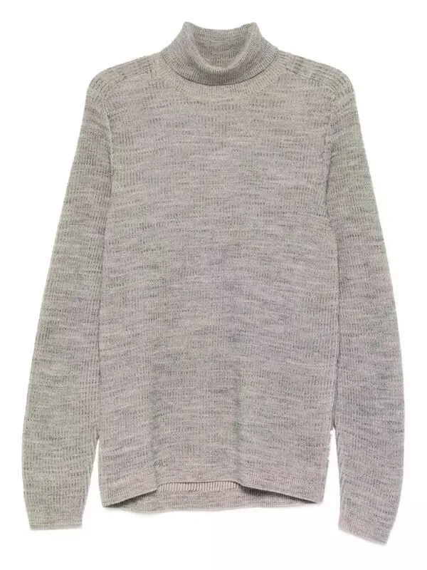 Marc O'polo Heavy Knit Turtleneck Sweater - Grey