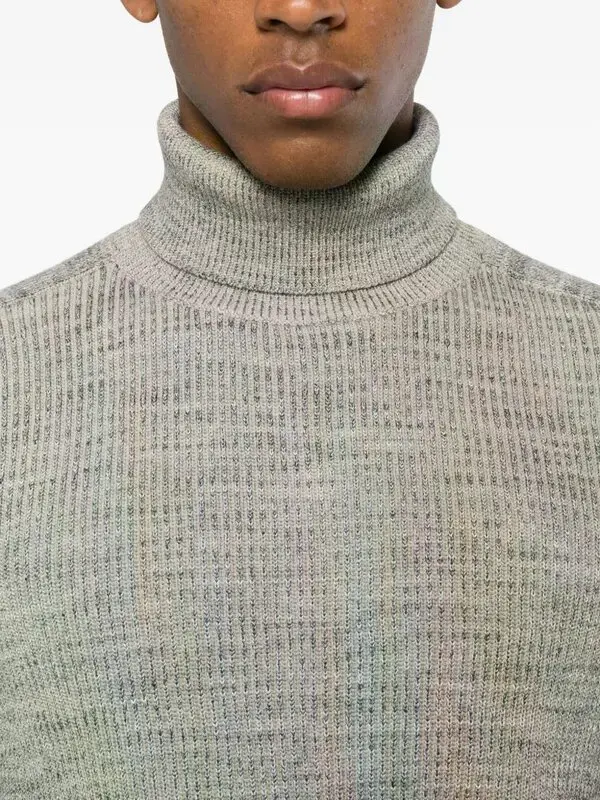 Marc O'polo Heavy Knit Turtleneck Sweater - Grey