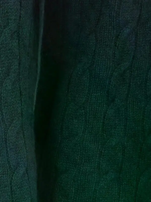 DRUMOHR Cable-knit Crew-neck Sweater - Green