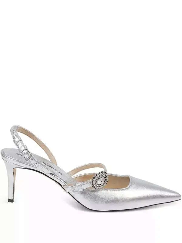 Ermanno Scervino Buckle Slingback Pumps