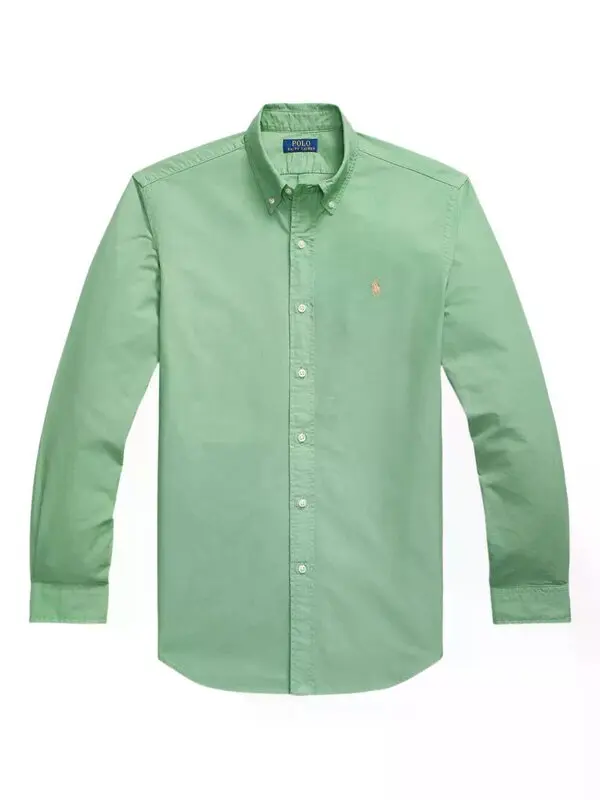 Polo Ralph Lauren Long-sleeved Oxford Shirt - Green