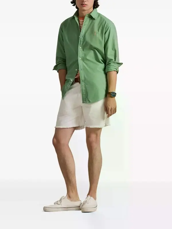 Polo Ralph Lauren Long-sleeved Oxford Shirt - Green