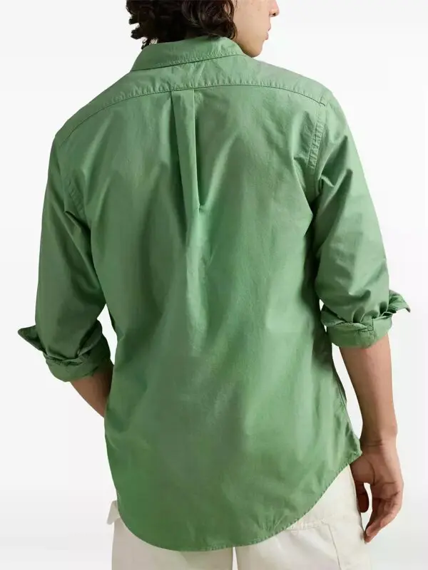 Polo Ralph Lauren Long-sleeved Oxford Shirt - Green