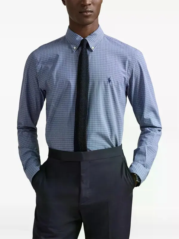 Polo Ralph Lauren Long-sleeves Checked Shirt - Blue