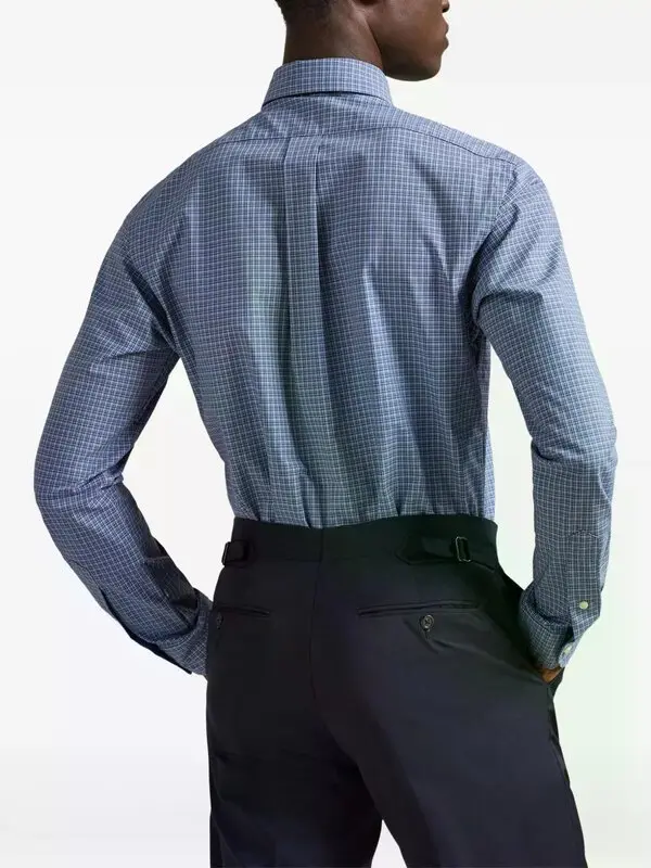 Polo Ralph Lauren Long-sleeves Checked Shirt - Blue