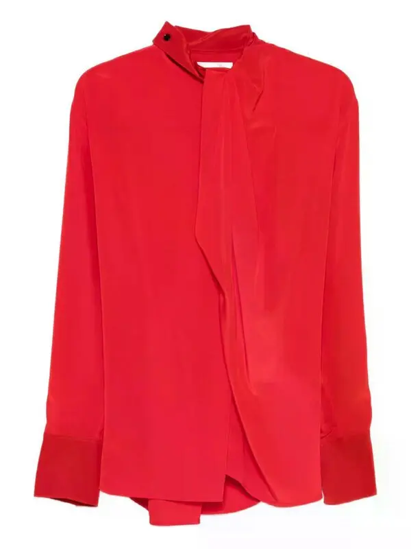 Victoria Beckham Tie-neck Blouse - Red