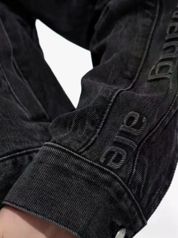 Alexander Wang Zip-up Denim Jacket - Black