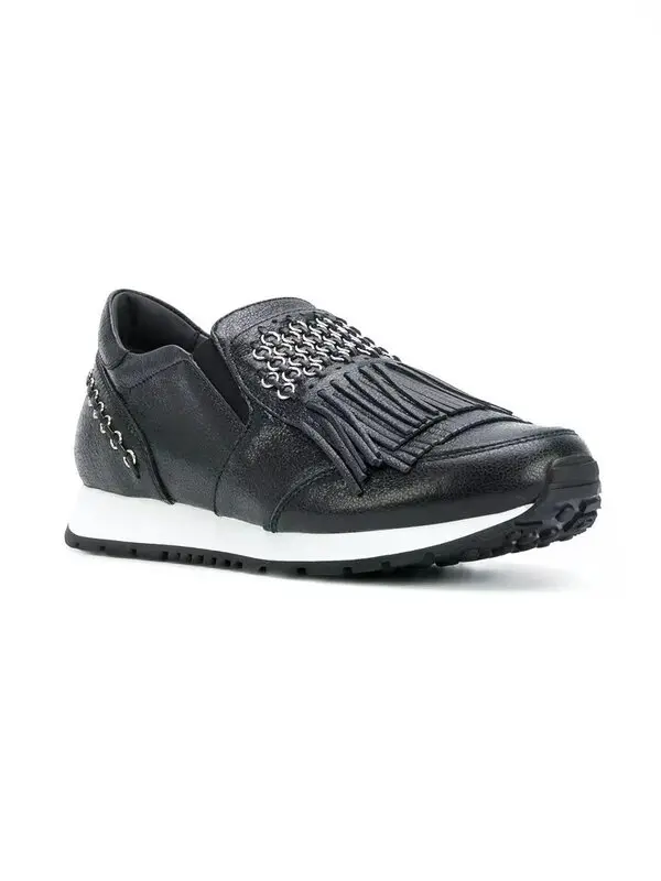 TOD'S Fringed Slip-on Sneakers