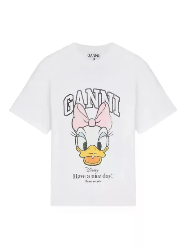 GANNI X Disney Graphic T-shirt - White