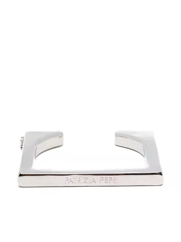 Patrizia Pepe Square-shape Bangle Bracelet - Silver