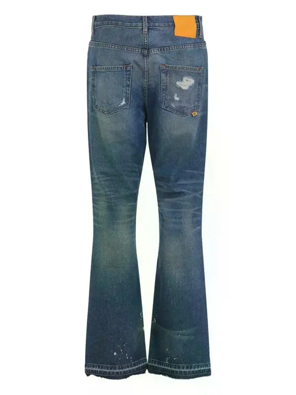 GALLERY DEPT. Ripped Patch Jeans - Blue