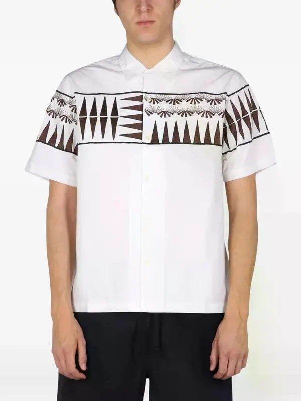 Universal Works Geometric-print Shirt