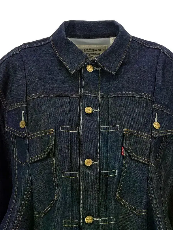 Sacai X Levi's® Polo-collar Denim Jacket