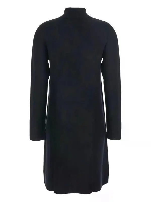 ALLUDE Roll-neck Fine-knit Midi Dress