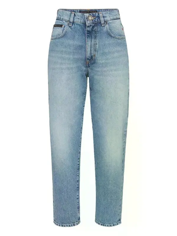 Philipp Plein Tapered Cropped Jeans