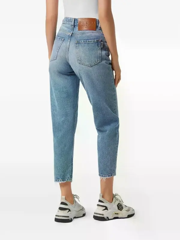 Philipp Plein Tapered Cropped Jeans