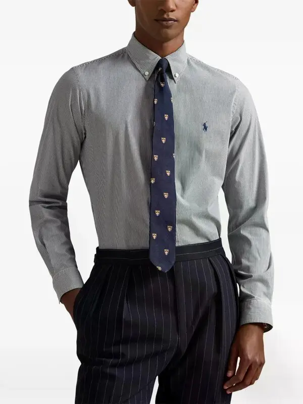Polo Ralph Lauren Striped Long-sleeve Shirt - Blue