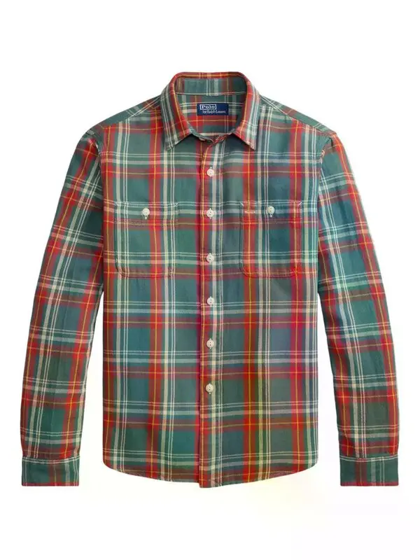 Polo Ralph Lauren Flannel Long-sleeve Shirt - Green