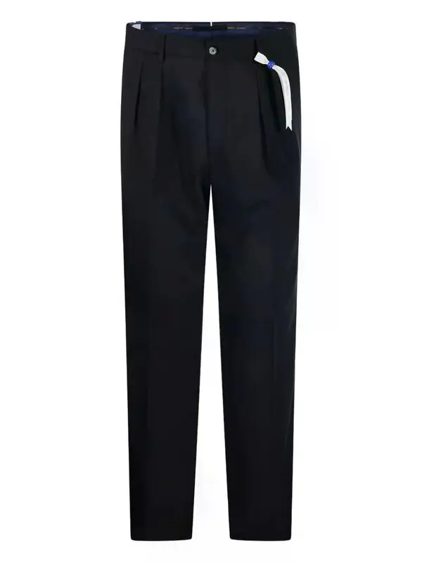 SANTANIELLO Pleated-front Trousers