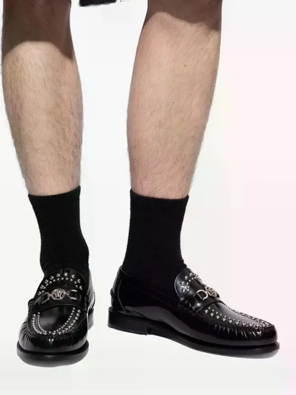 Versace Medusa '95 Studded-embellishment Loafers
