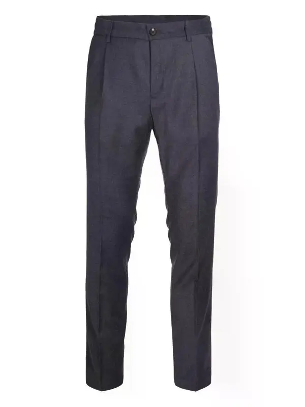 L.B.M. 1911 Buttoned Wool-blend Pants