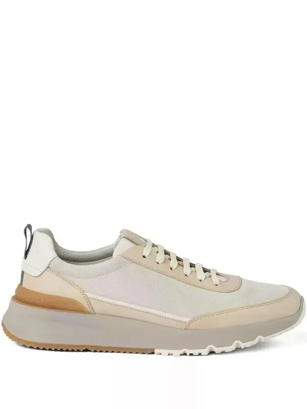 Brunello Cucinelli Panelled Sneakers - Neutrals