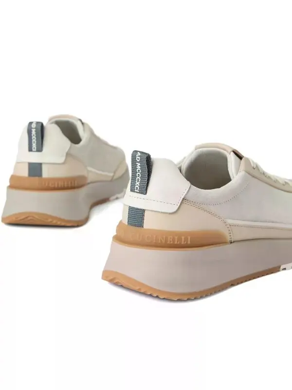 Brunello Cucinelli Panelled Sneakers - Neutrals