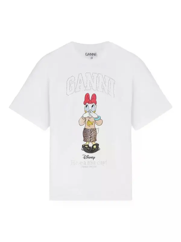 GANNI X Disney Graphic T-shirt - White