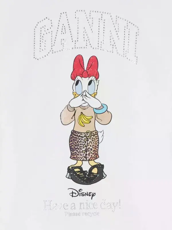 Ganni X Disney Graphic T-Shirt - White | Editorialist