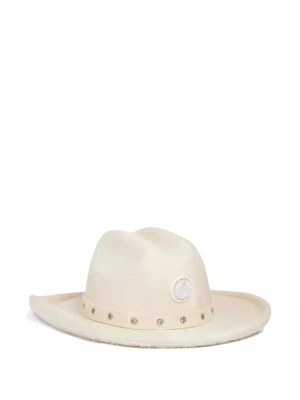 Fusalp Eyelet Ribbon Cowboy Hat - Neutrals