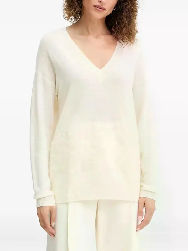 ERMANNO FIRENZE V-neck Longsleeve Sweater