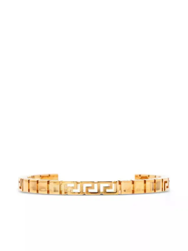 Versace Creca-motif Cuff Bracelet - Gold