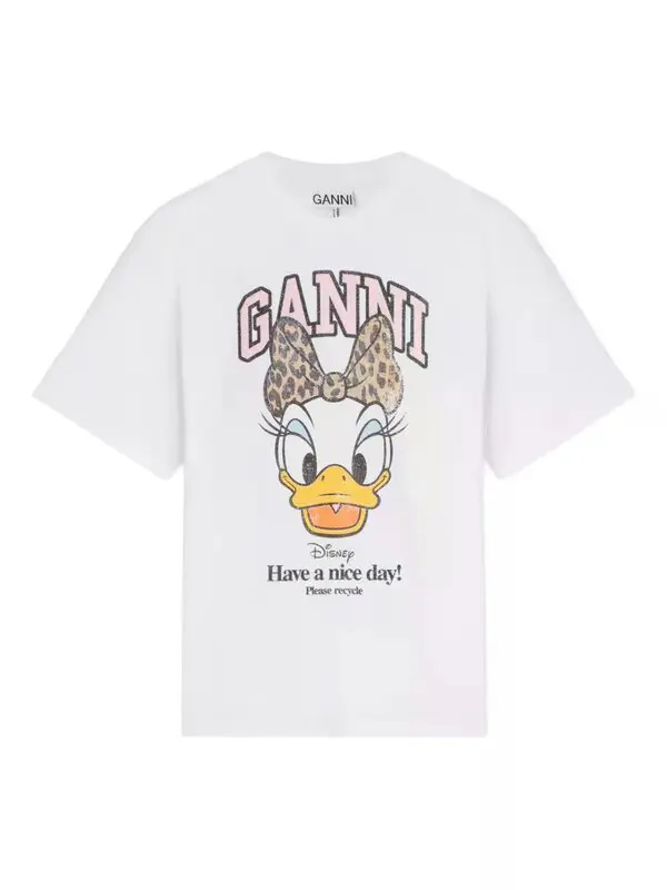 GANNI X Disney Graphic T-shirt - White