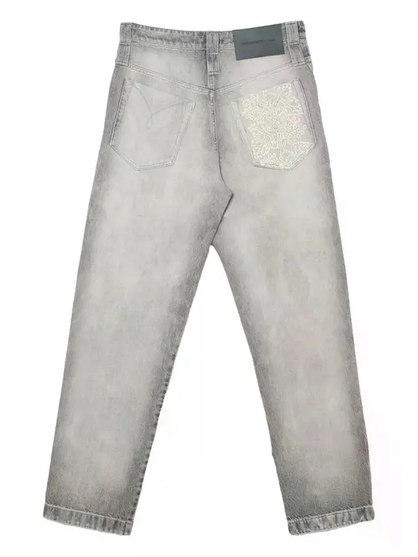 FEDERICO CINA Five-pocket Buttoned Jeans