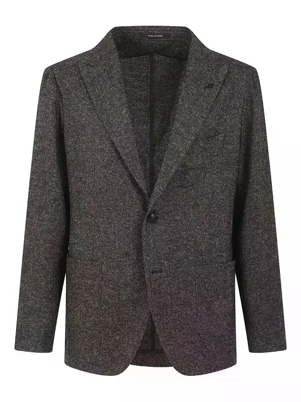 Tagliatore Herringbone Single-breasted Jacket