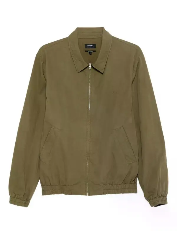 A.p.c. Gilbert Zip Jacket - Green