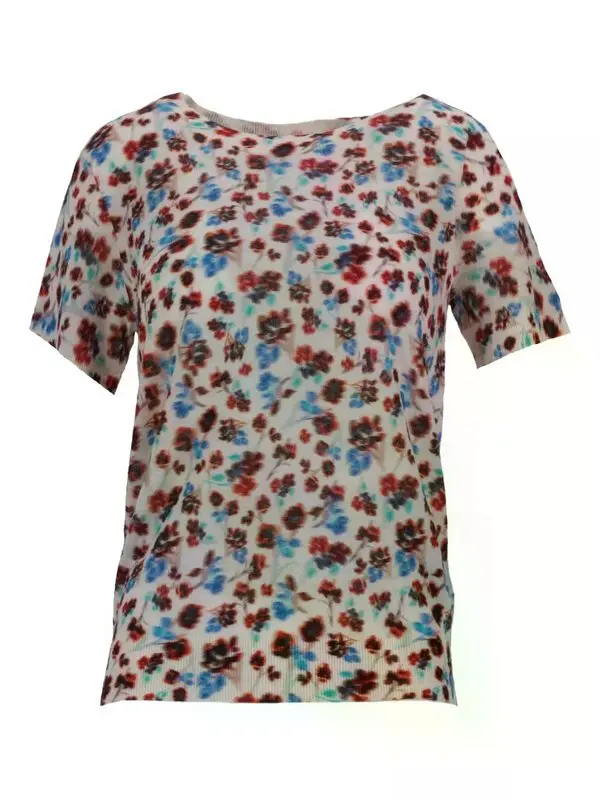 Paul Smith Floral-pattern T-shirt - Neutrals